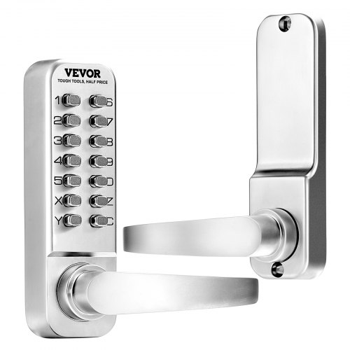VEVOR Mechanical Keyless Entry Door Lock 14 Key Mechanical Door Lock ...