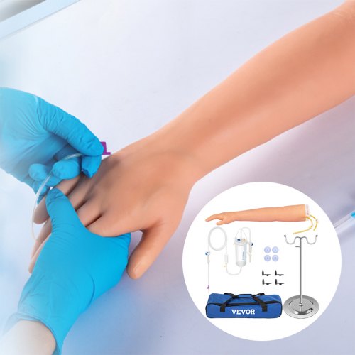 VEVOR 12 PCS Phlebotomy Practice Kit, IV Venipuncture Intravenous ...