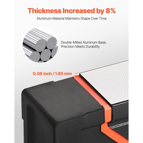 VEVOR 6-Piece Torpedo Level, 78/48/32/24/16/10 Inch Box Levels Set ...