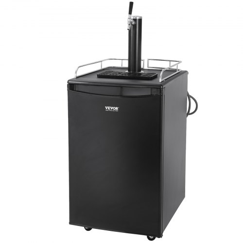 VEVOR Beer Kegerator, Single Tap Draft Beer Dispenser, Full Size Keg ...