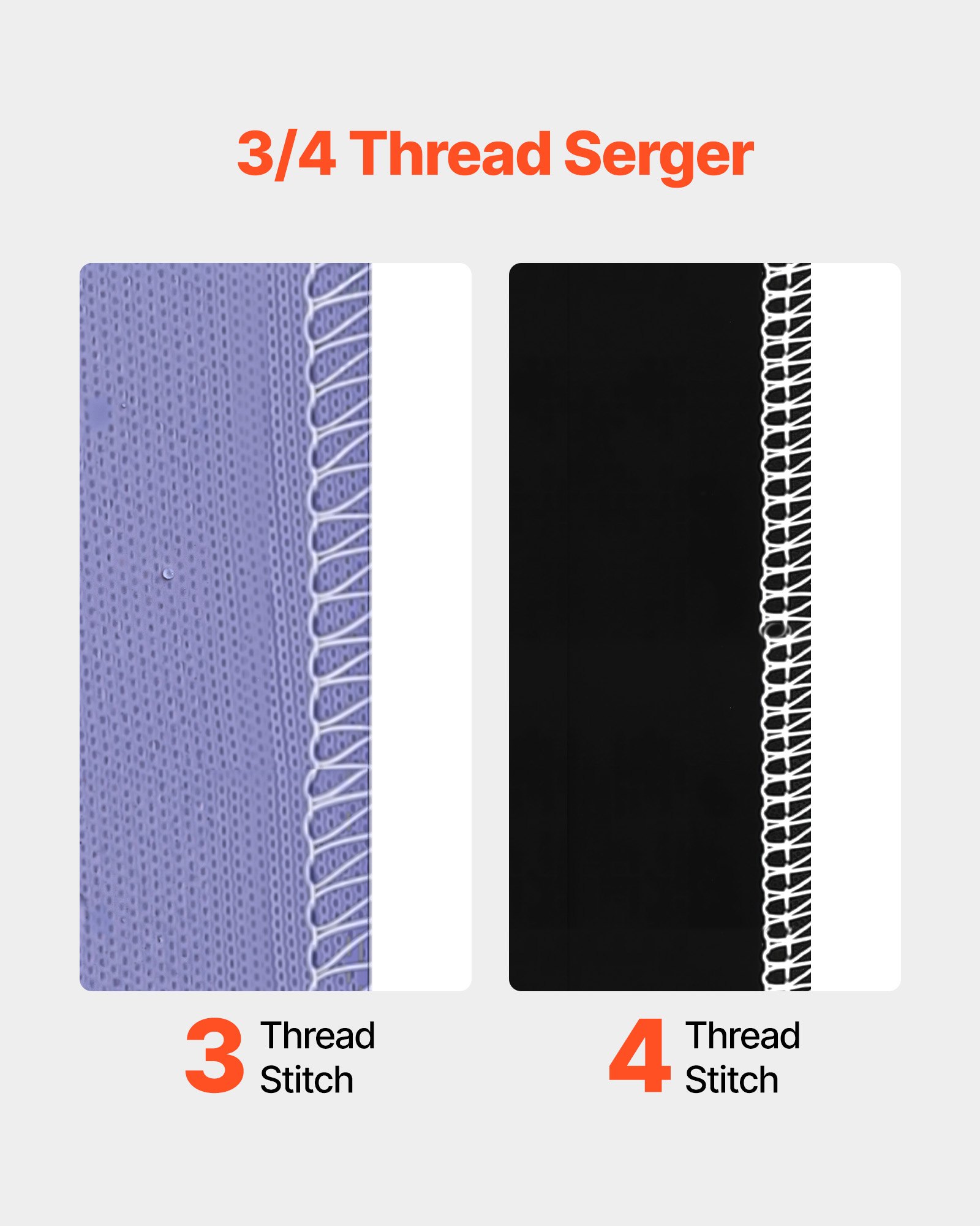 Mașină de cusut VEVOR Serger Overlock, 1250 de cusături pe minut ...