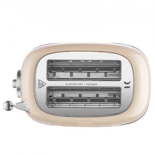 VEVOR Brushed Stainless Steel Toaster, 2 Slice, 825W 1.5'' Extra Wide ...