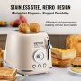 VEVOR Brushed Stainless Steel Toaster, 2 Slice, 825W 1.5'' Extra Wide ...