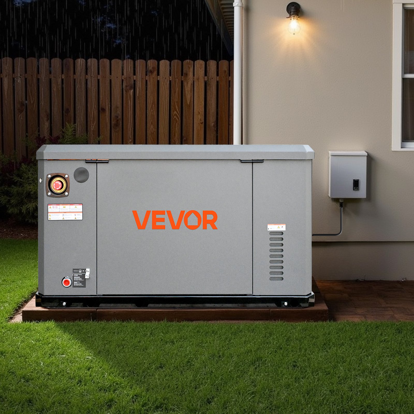 VEVOR Standby Generator, Dual Fuel Whole Home Generator, LPG 22Kw Max ...