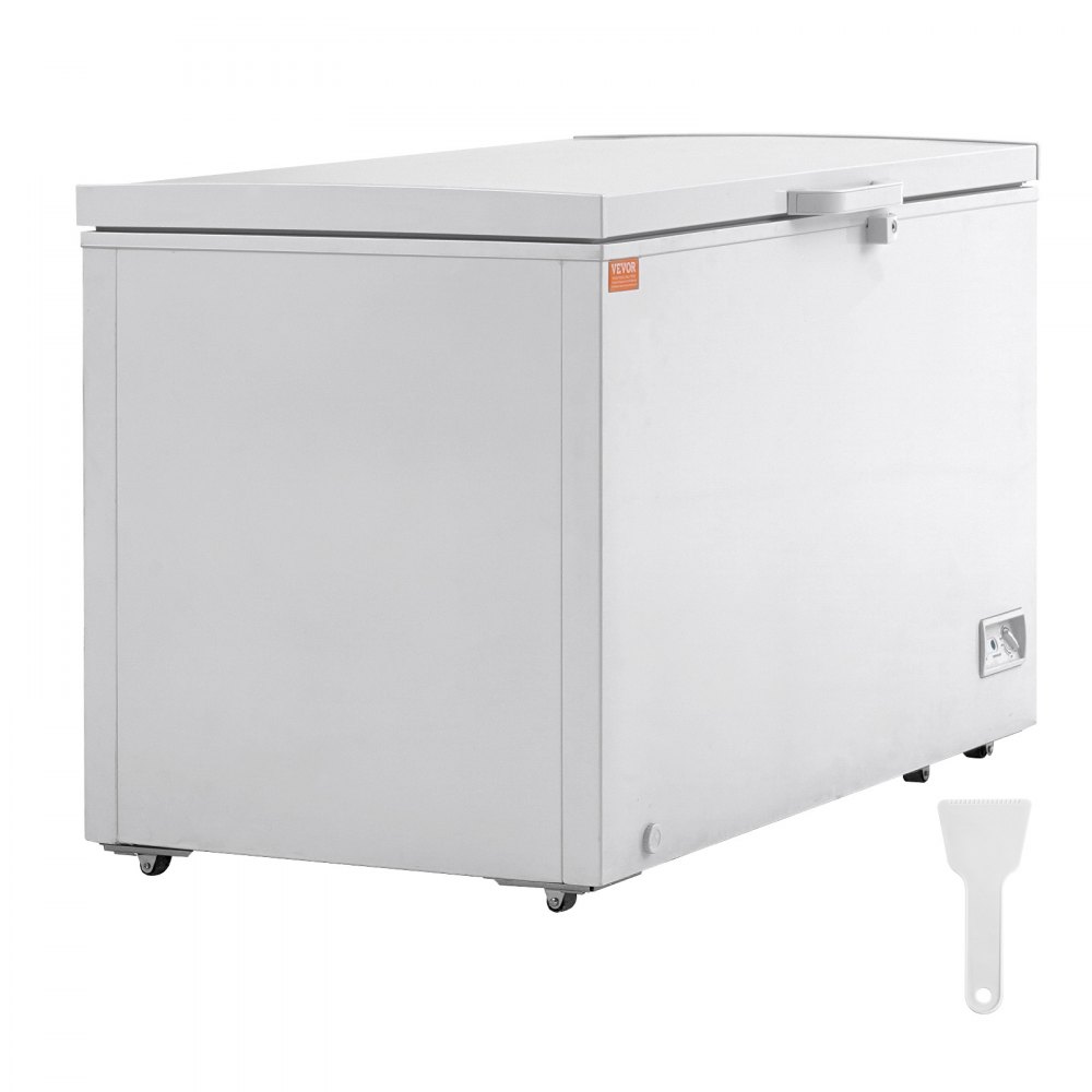VEVOR Chest Freezer, 12.8 Cu.ft / 345 L Large Deep Freezer & 4 ...