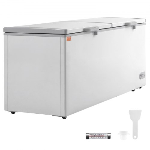 VEVOR Chest Freezer, 19.8 Cu.ft / 561 L Large Deep Freezer with Split ...