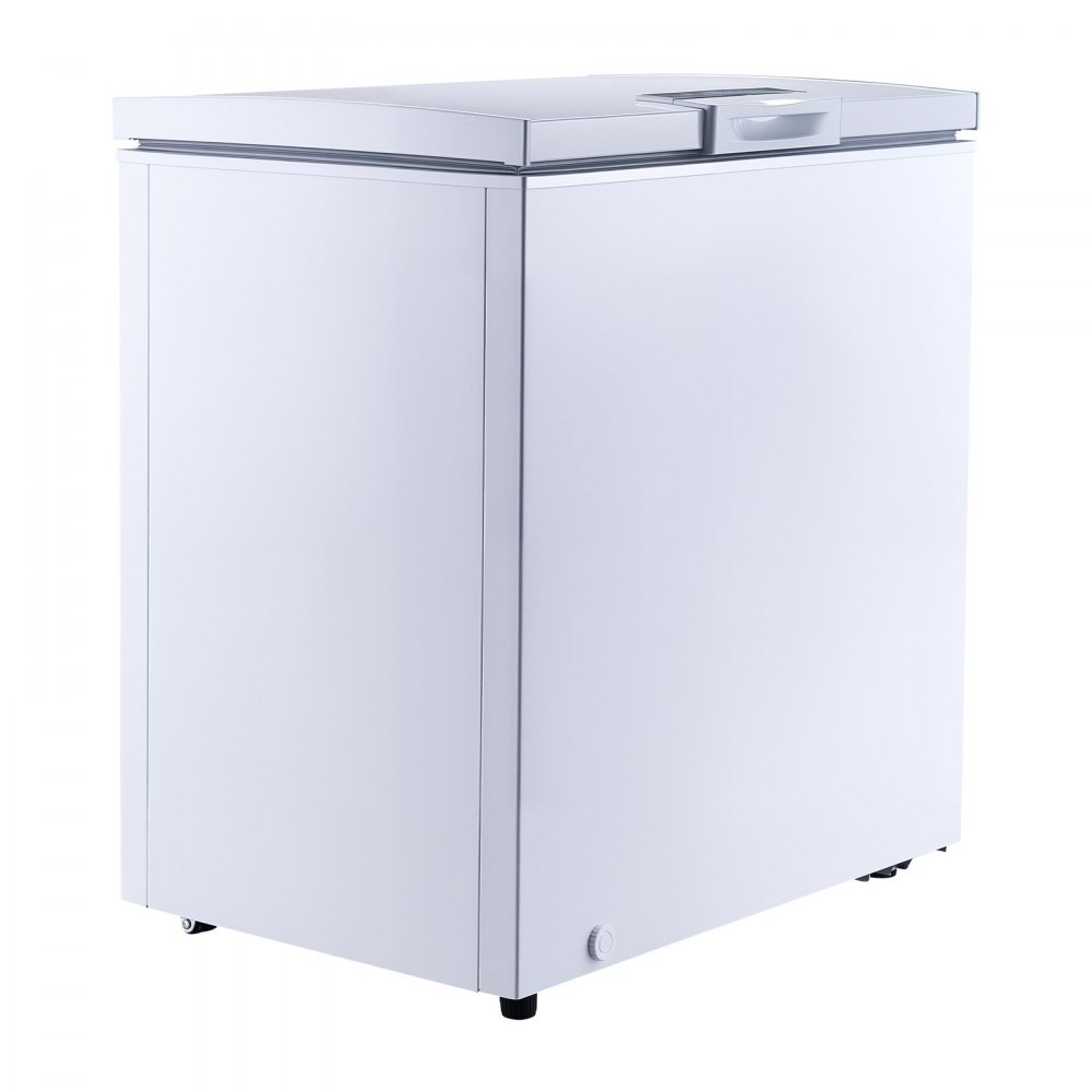 VEVOR Chest Freezer, 5 Cu.ft Compact Deep Freezer, Free Standing Top ...
