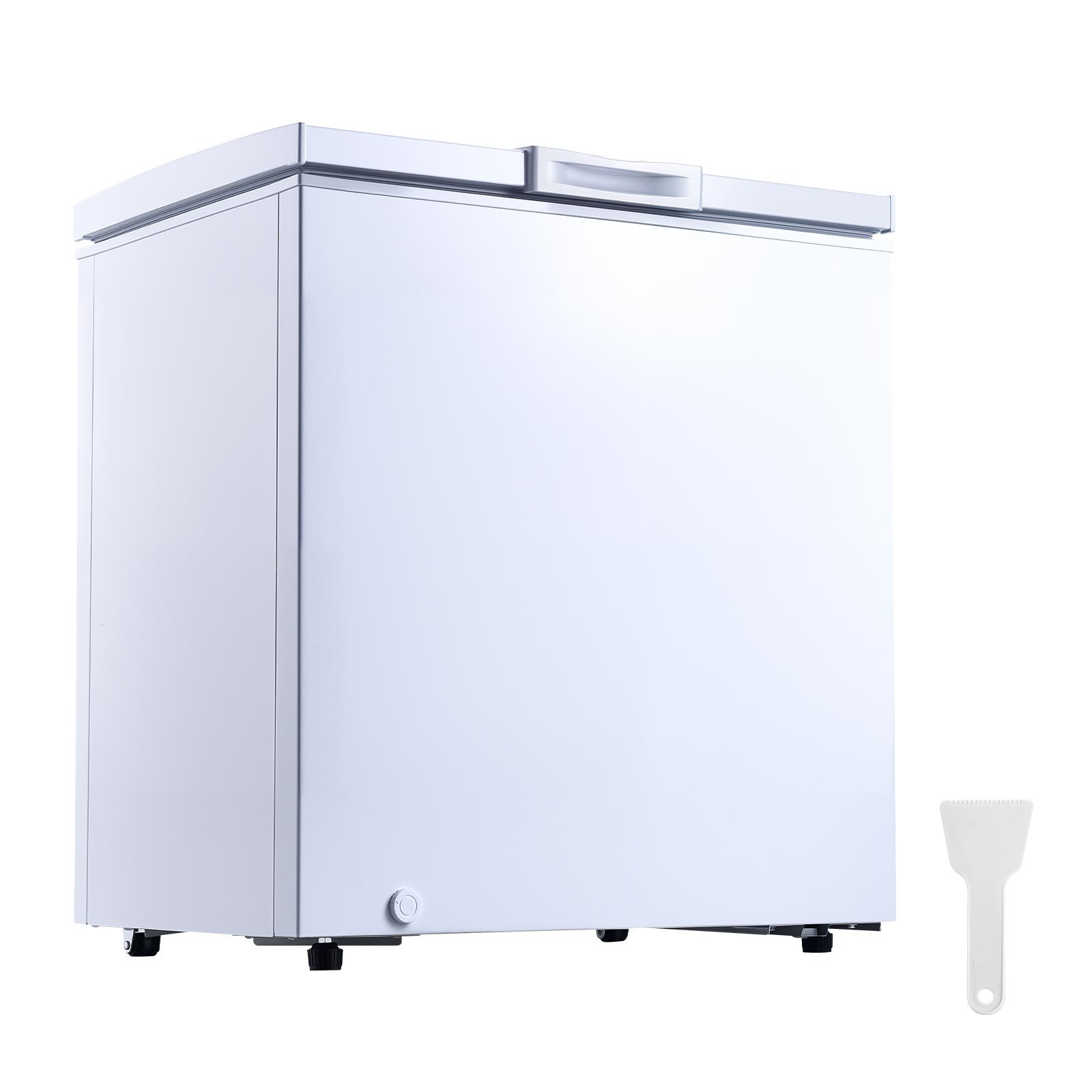 VEVOR Chest Freezer, 5 Cu.ft Compact Deep Freezer, Free Standing Top ...