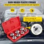 VEVOR Oil Filter Socket Set, 7 Pcs Oil Filter Wrench Set, Sturdy Steel ...