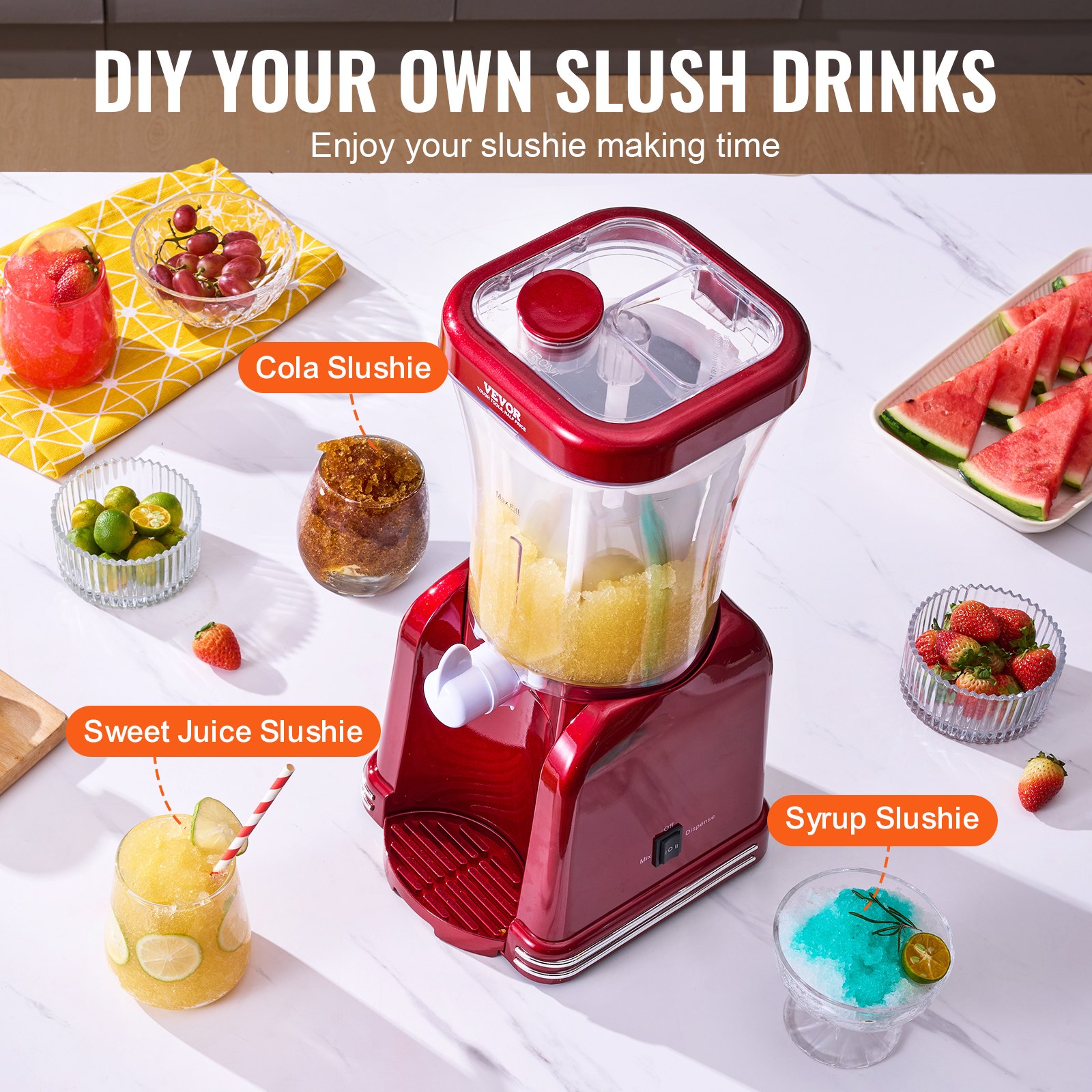 VEVOR Frozen Machine for Margaritas – 32oz Slushy Drink Maker
