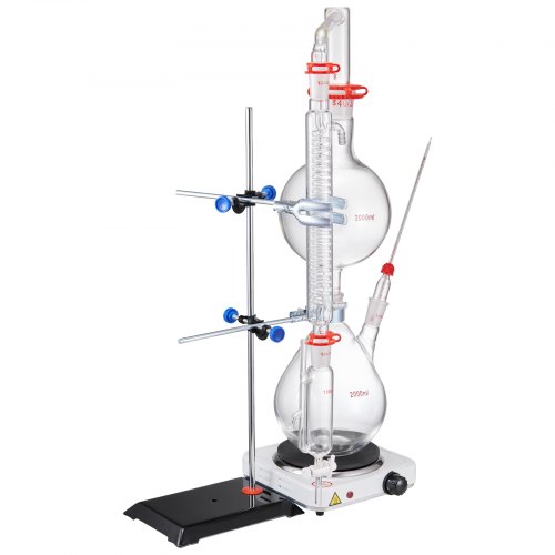 VEVOR Essential Oil Distillation Kit, 2000ml Distillation Apparatus, 3. ...