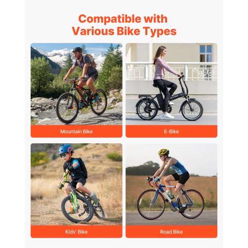 Freestanding Bike Rack Max 5 Bikes Storage Bicycle Organizer Standing ...