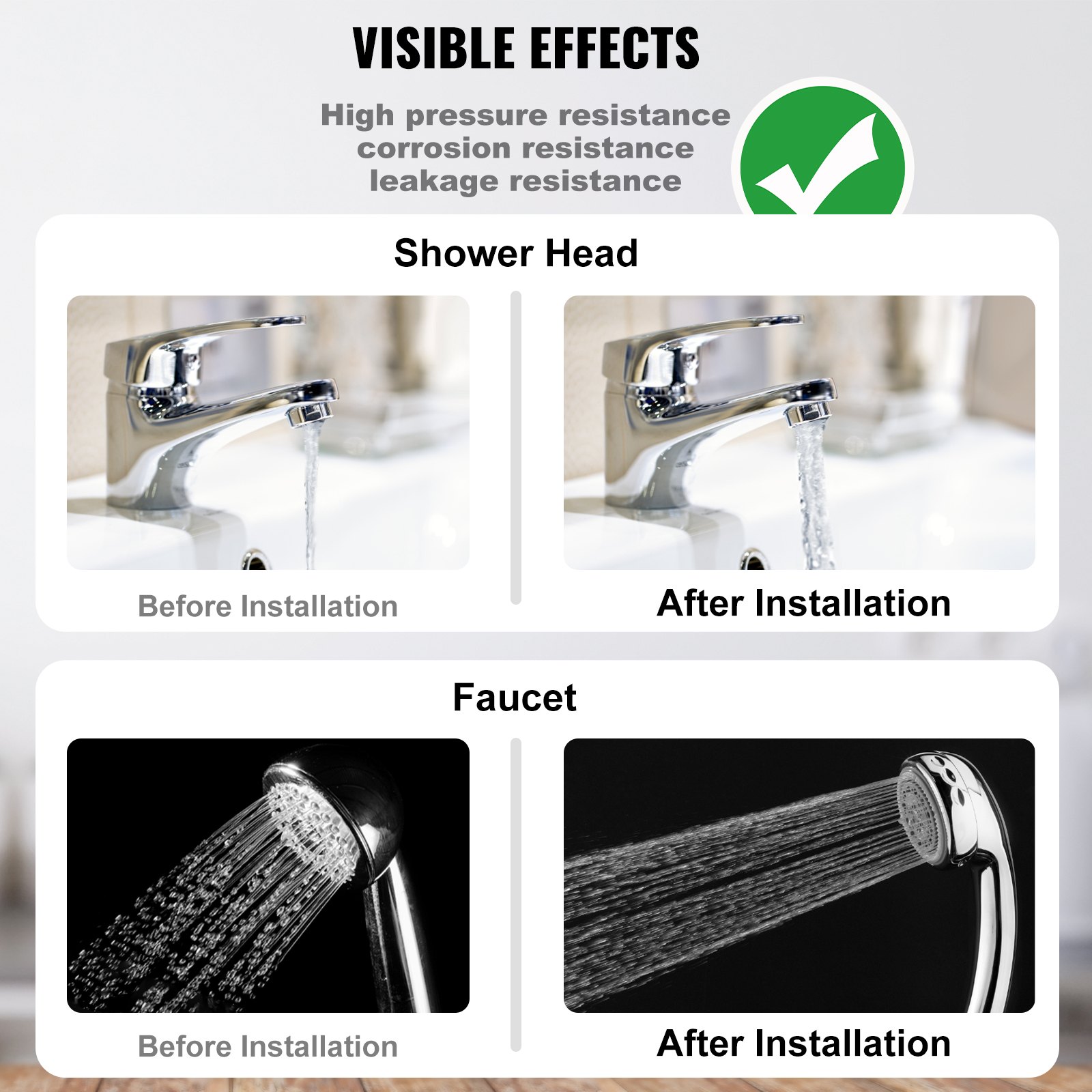 VEVOR 120W Water Pressure Booster Pump, 110V AC,396 GPH 21.75 PSI ...