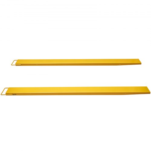 VEVOR Pallet Fork Extensions, 96" Length 6.5" Width, Heavy Duty Carbon ...