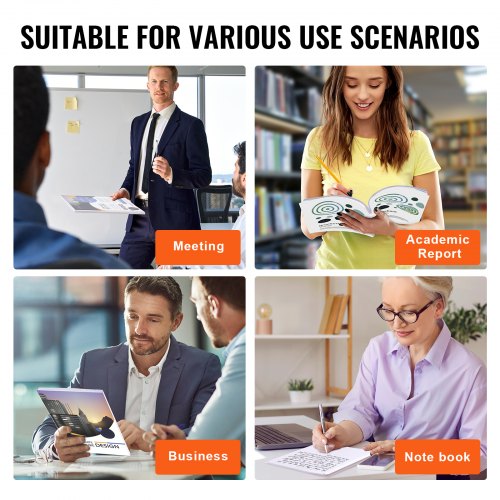 VEVOR Thermal Binding Covers, 10 Pack Thermal Presentation Covers 5/16 ...