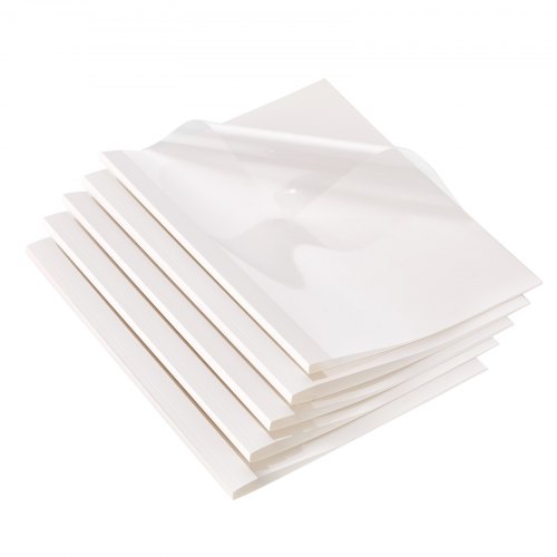 VEVOR Thermal Binding Covers, 10 Pack Thermal Presentation Covers 5/16 ...