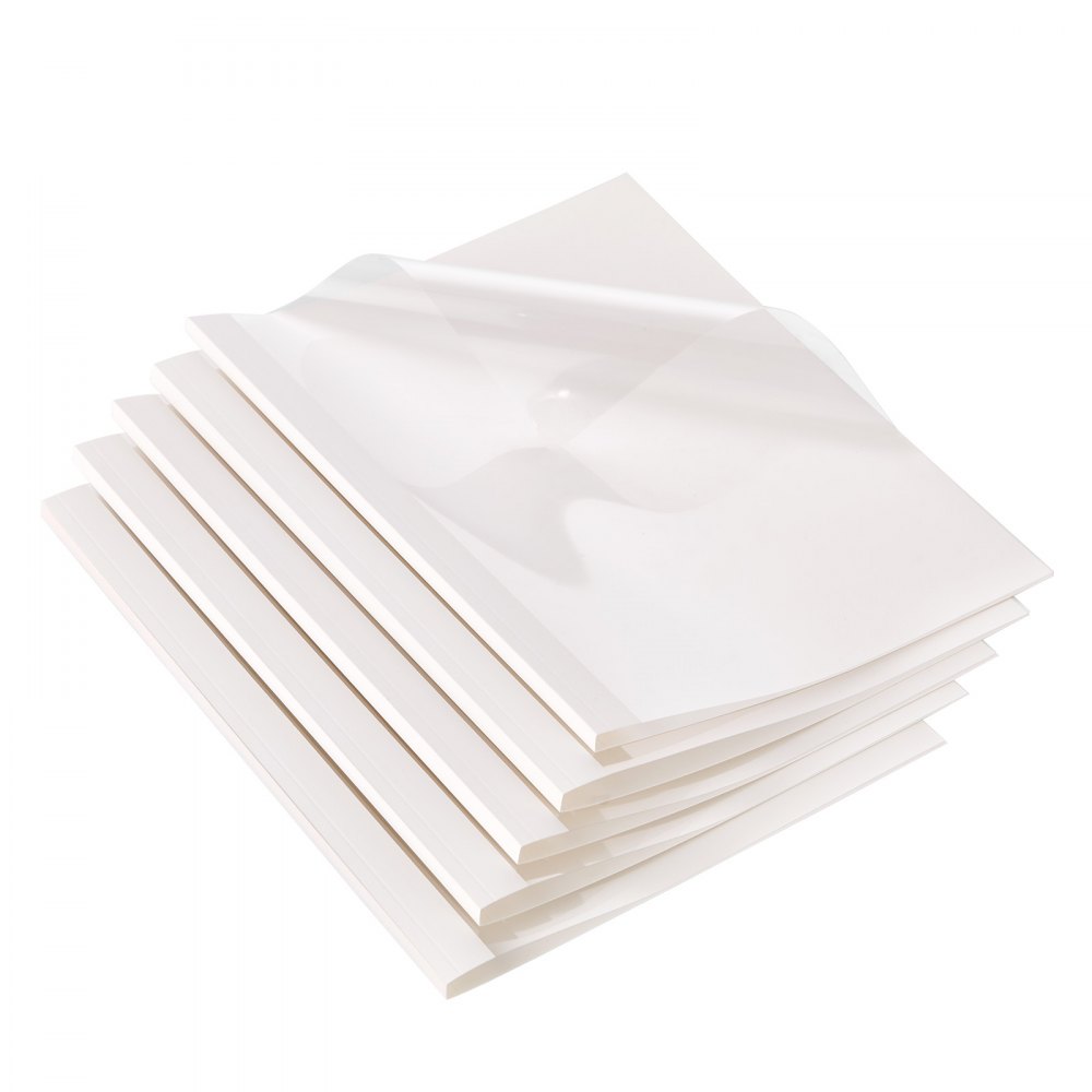 VEVOR Thermal Binding Covers, 10 Pack Thermal Presentation Covers 5/16 ...