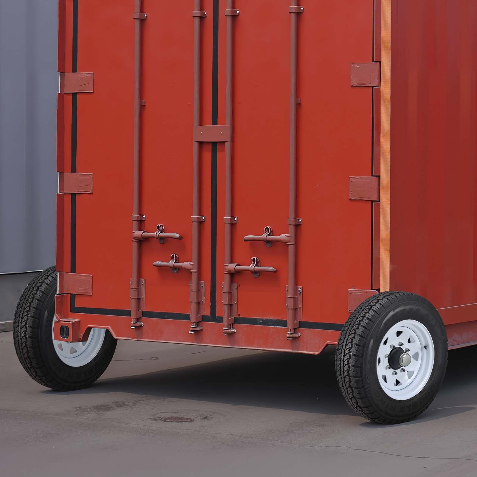 VEVOR Shipping Container Wheels Kit - 16" Tires, 8800Lb