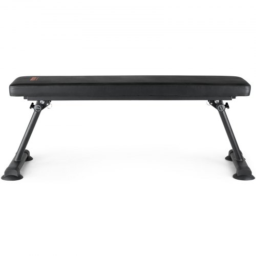 VEVOR Flat Weight Bench Foldable Strength Training Bench for Full Body ...