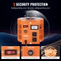 VEVOR 2000VA Auto Variable Voltage Transformer, 15.3 Amp, 110V Input 0 ...
