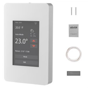 VEVOR 7-Day Programmable Thermostat, Home Thermostats for Radiant ...