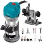 VEVOR Compact Router 1.25HP with Fixed Base and Plunge Base，Variable ...