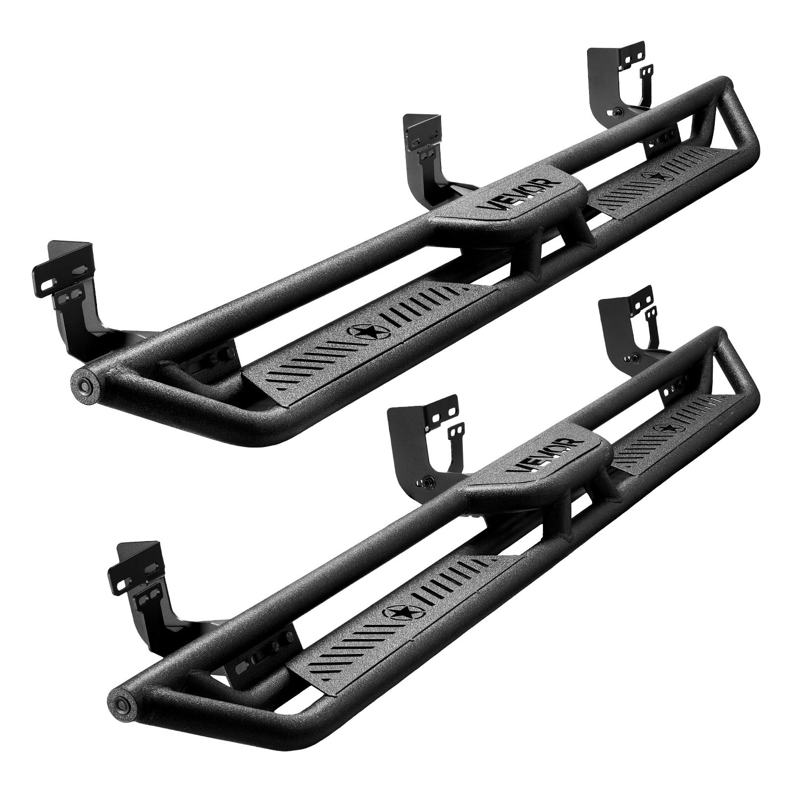 VEVOR Running Boards, 6 Inches Side Steps Compatible with 2009-2018 ...