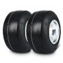 VEVOR Go Kart Tires and Rims, 10x4.5-5" Go Kart Wheels, 2-Pack Front ...