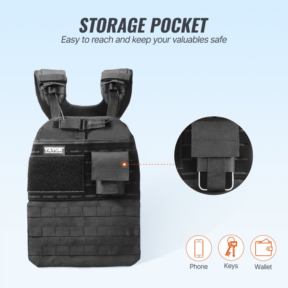 VEVOR Weighted Vest for Walking — Adjustable Fitness Vest