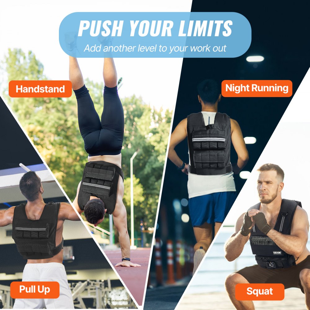VEVOR Weight Vest for Running — 1000D Nylon & Quick Buckle
