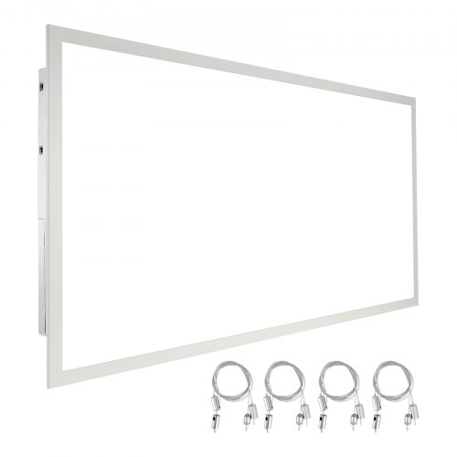 VEVOR 1 Pack 2x4 FT LED Flat Panel Light, 6000LM 50W, Surface Mount LED ...