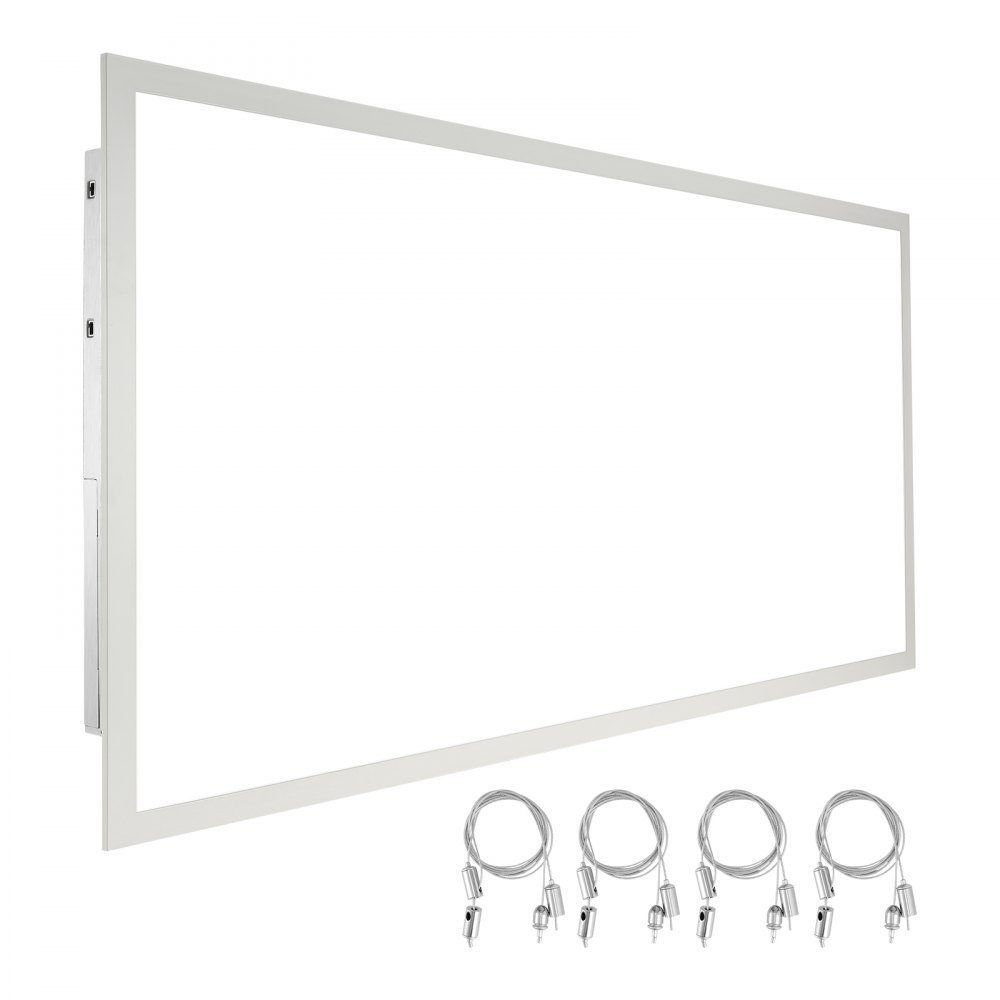 VEVOR 1 Pack 2x4 FT LED Flat Panel Light, 6000LM 50W, Surface Mount LED ...