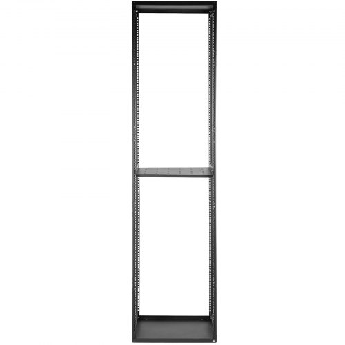 VEVOR Server Rack, 42U Open Frame Rack, 4-Post IT Server Network Relay ...