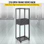 VEVOR Server Rack, 27U Open Frame Rack, 4-Post IT Server Network Relay ...