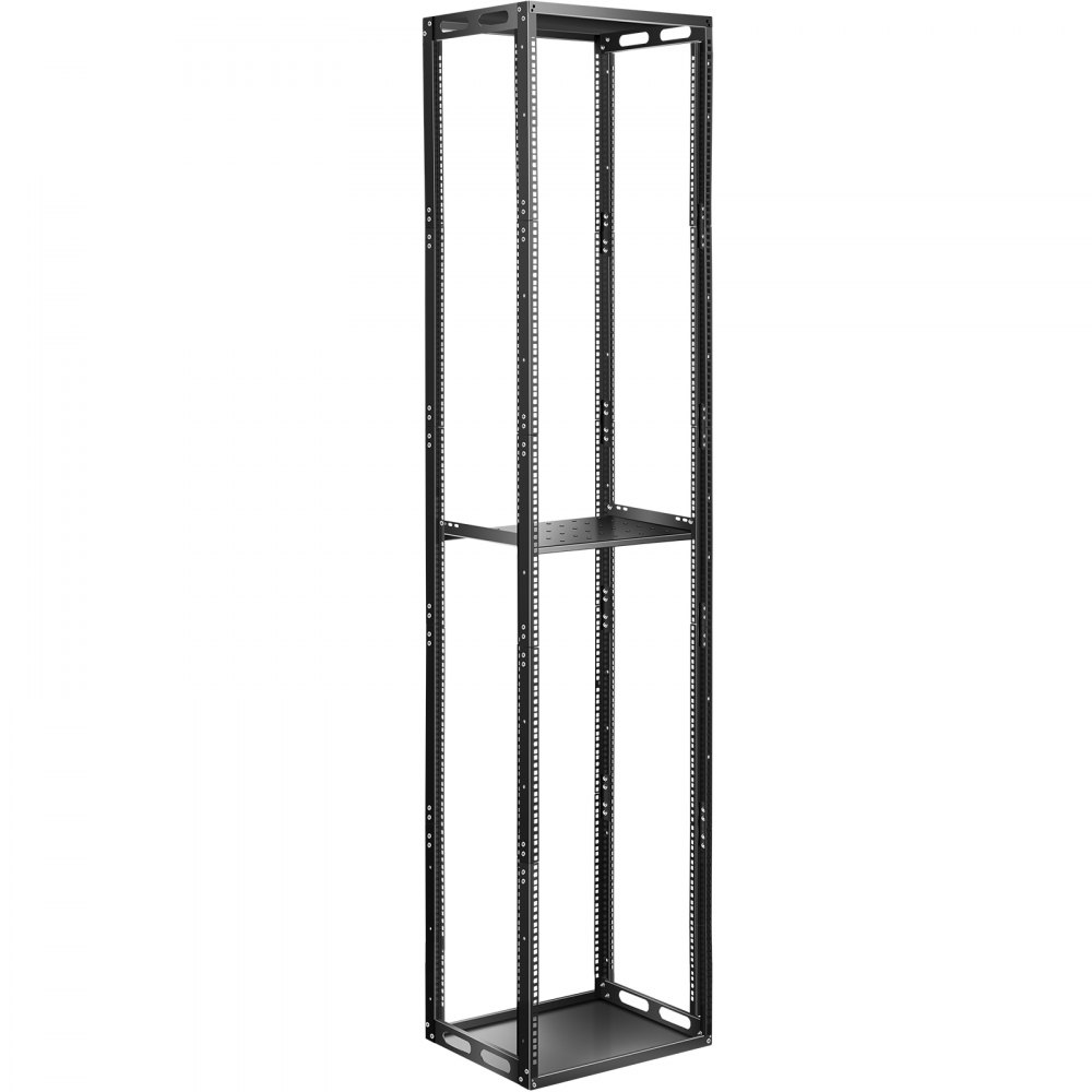 VEVOR Open Frame Server Rack Network Server Rack 45U 4 Post 19"/482mm ...