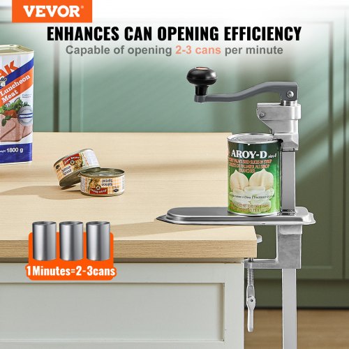 VEVOR Manual Can Opener, Commercial Table Clamp Opener for Large Cans ...
