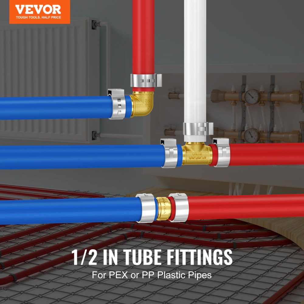 VEVOR Gas Pipe Fittings — 45PCS for Water & Gas Lines