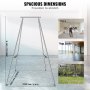 VEVOR Aerial Yoga Frame, 9.67 ft Height Yoga Swing Stand, Max 551.15 ...