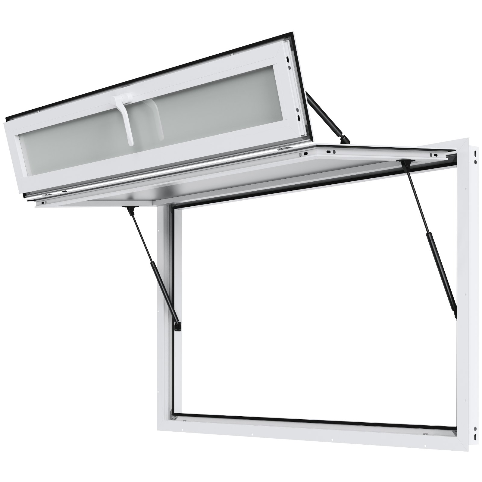VEVOR Concession Window 60"x36", Aluminum Alloy Food Truck Service ...