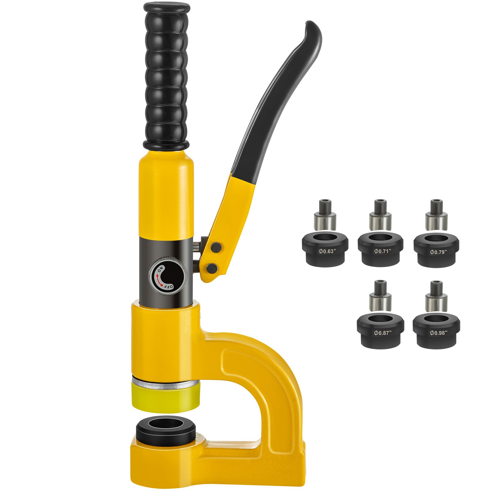 VEVOR Hydraulic Hole Punching Machine, 6 Ton Manual Hole Digger Punch ...