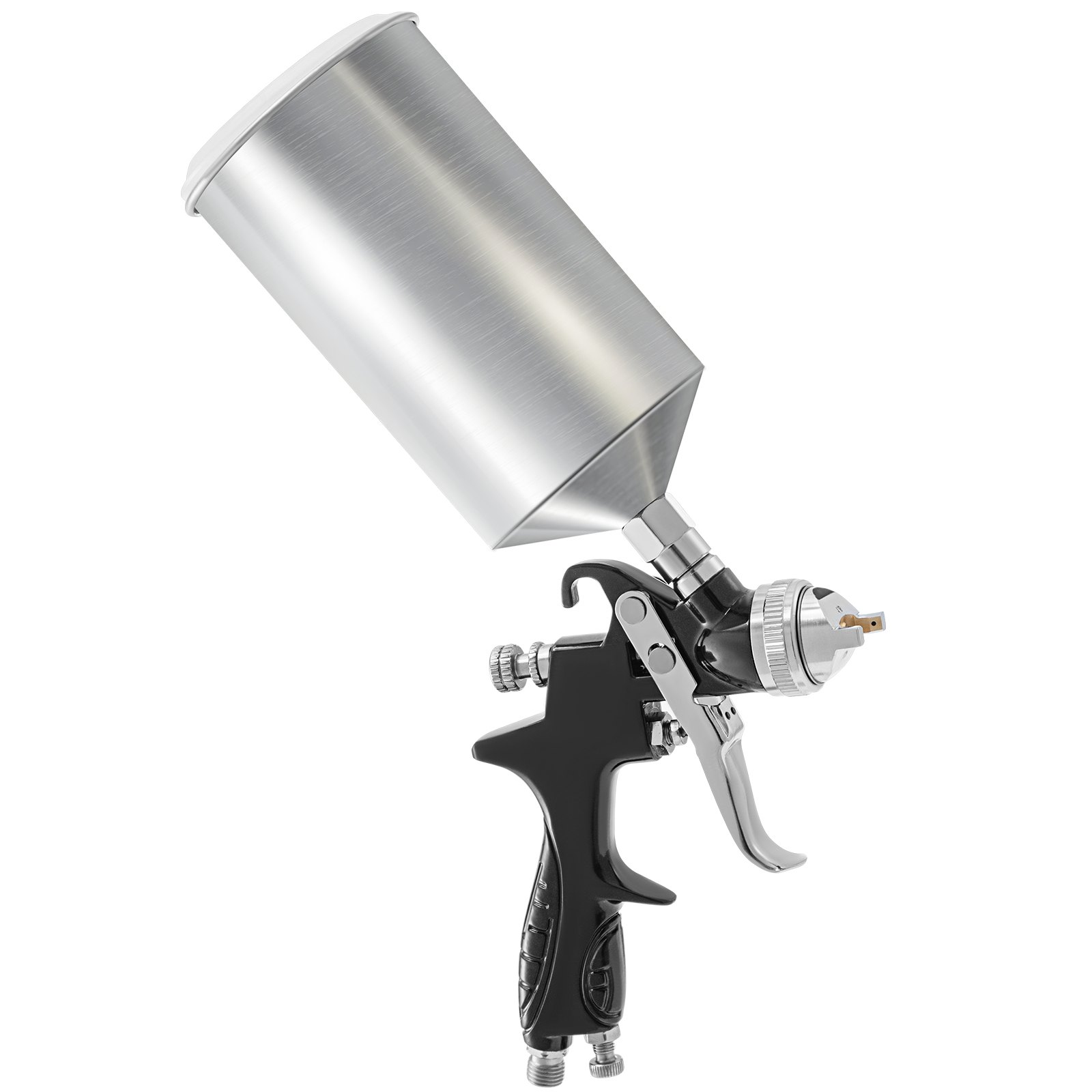 VEVOR Auto Paint Air Spray Gun Kit Gravity Feed Car Primer 1.0/1.4/1.8 ...