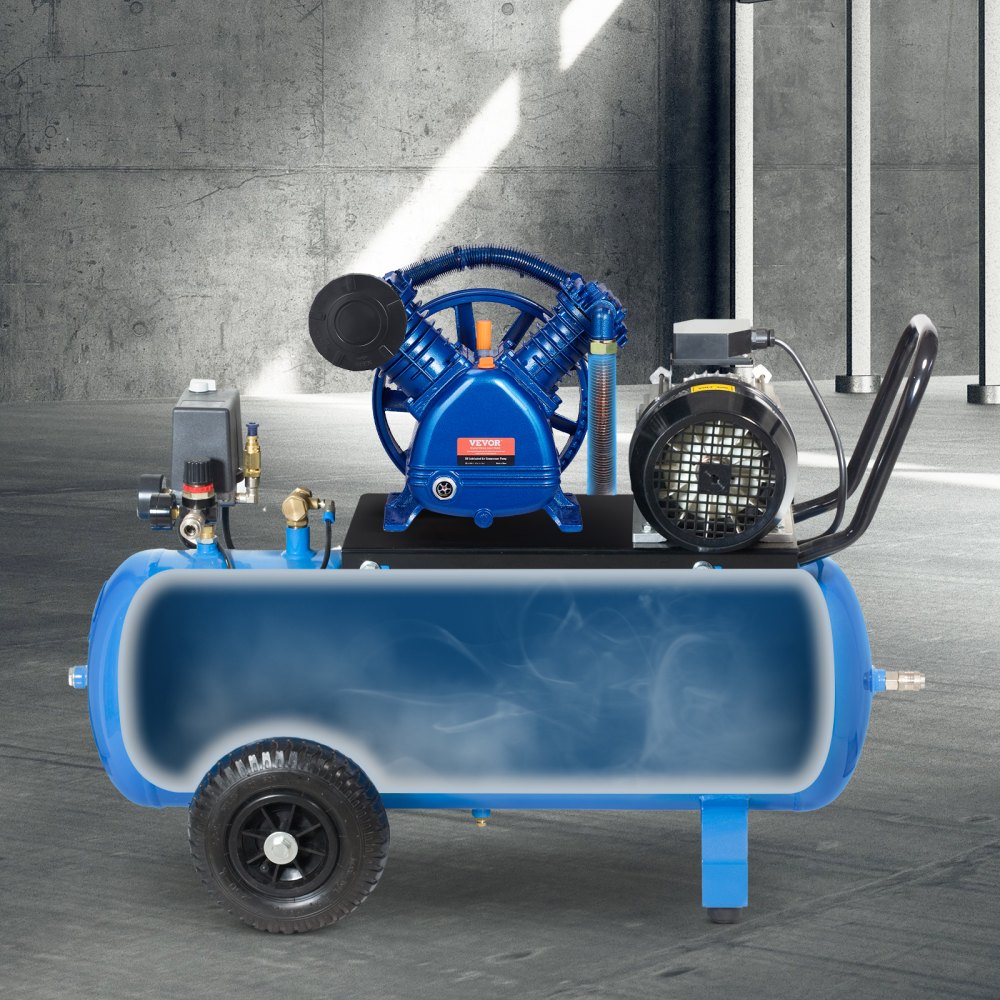 VEVOR Air Compressor Pump Head 5.5HP 5.75CFM @ 90PSI 2-Cylinder Piston ...