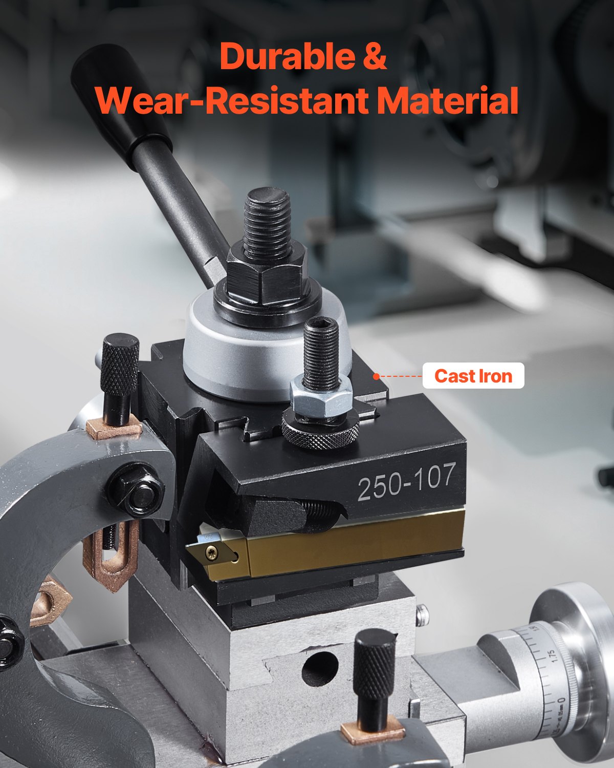 Quick Change Tool Post Set 8 Pcs Lathe Tool Holders for 6"-12" Mini ...