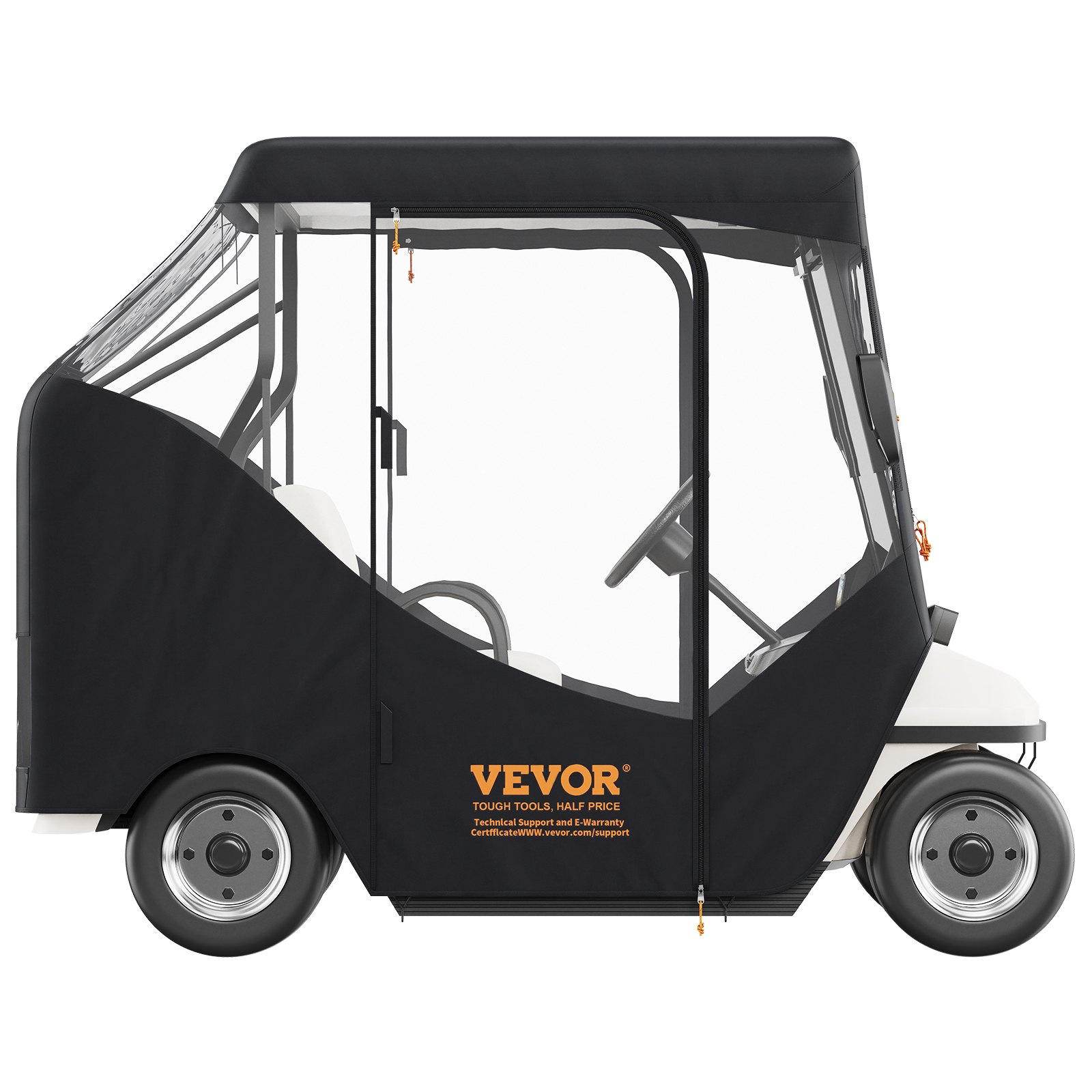 VEVOR Golf Cart Enclosure, Polyester Driving Enclosure, Club Car Covers ...
