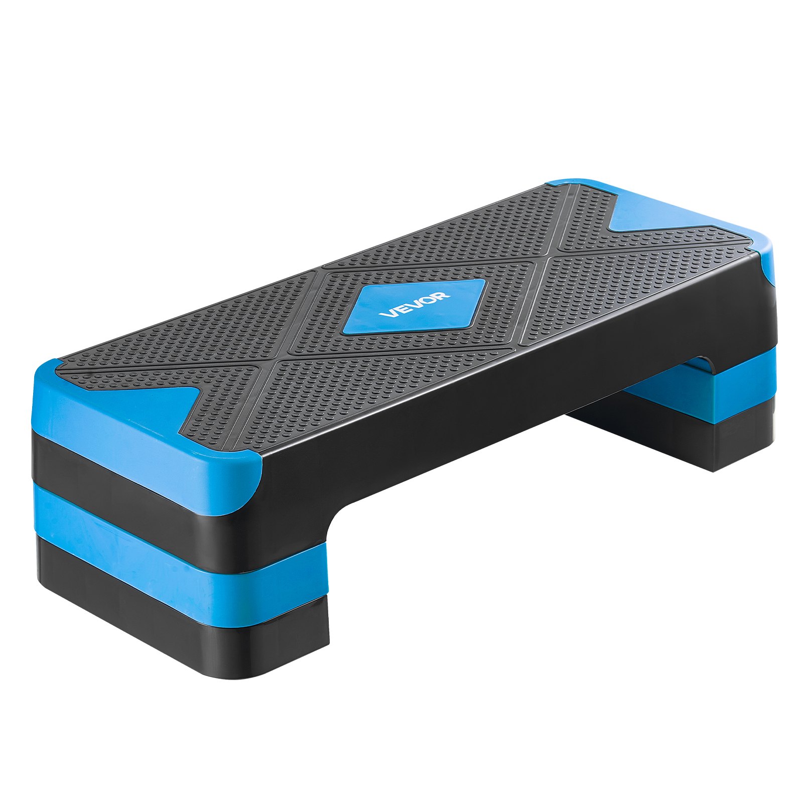 VEVOR Aerobic Exercise Step Platform, 28-Inch Workout Aerobic Stepper ...