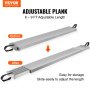 VEVOR Telescoping Aluminum Work Plank, 6-9 Feet 500lbs Capacity, 12.5 ...