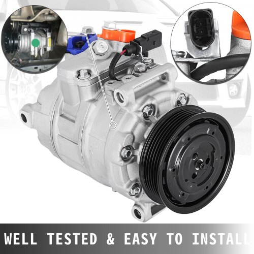 AC Compressor CO 10730C for Audi A4 A6 2002-2005 1.8L 3.0L 4B0260805H ...