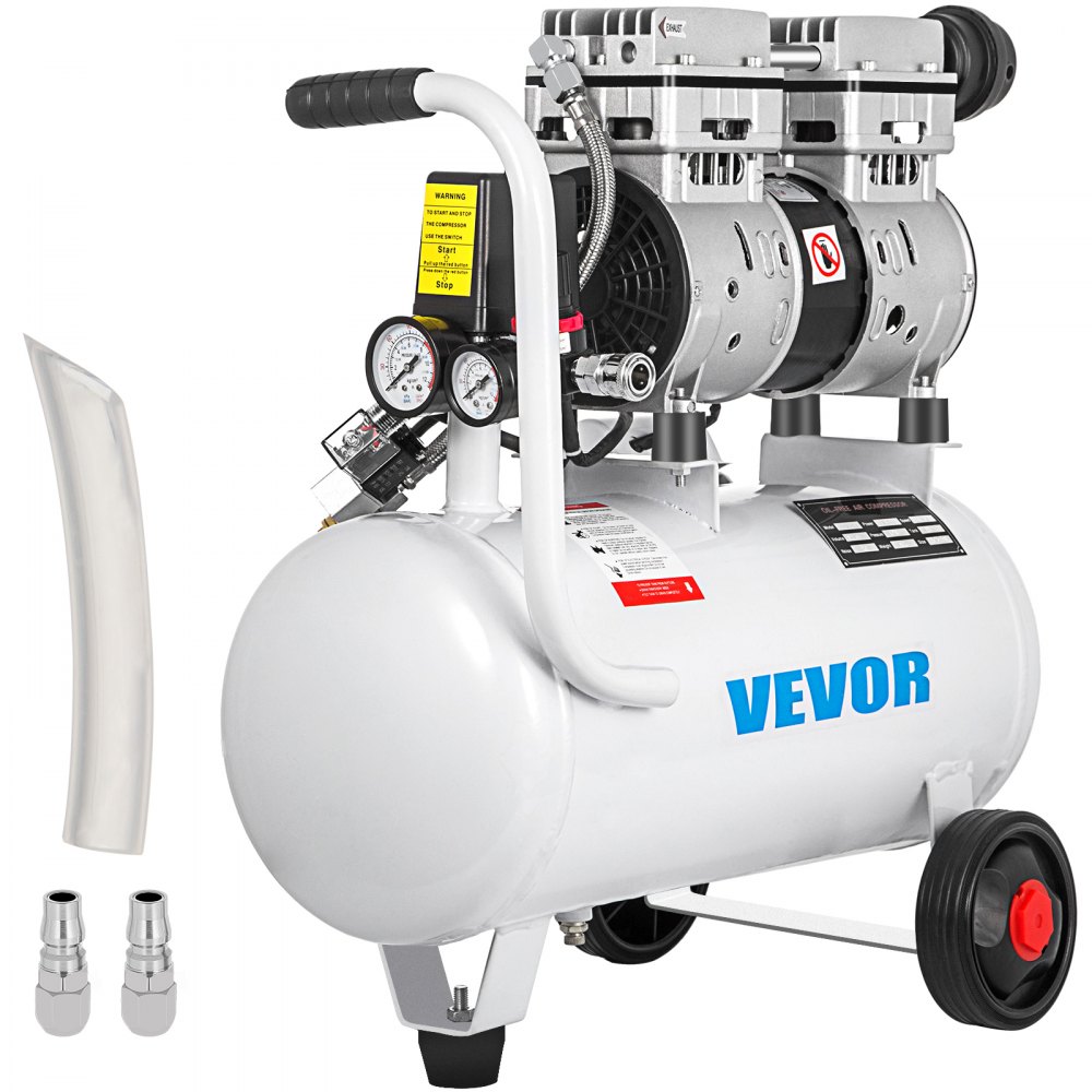 VEVOR VEVOR Air Compressor 5.5 Gallon Ultra Quiet Oil-free Air ...