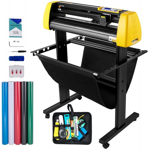 VEVOR Vinyl Cutter Machine, 34 in / 870 mm Max Paper Feed Cutting ...