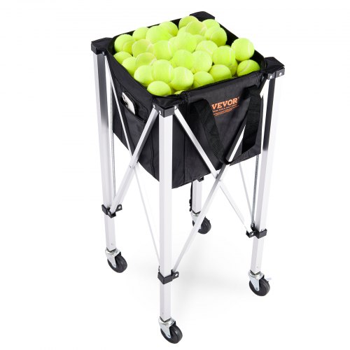 VEVOR Foldable Tennis Ball Hopper, Holds 180 Tennis Balls, Lightweight ...